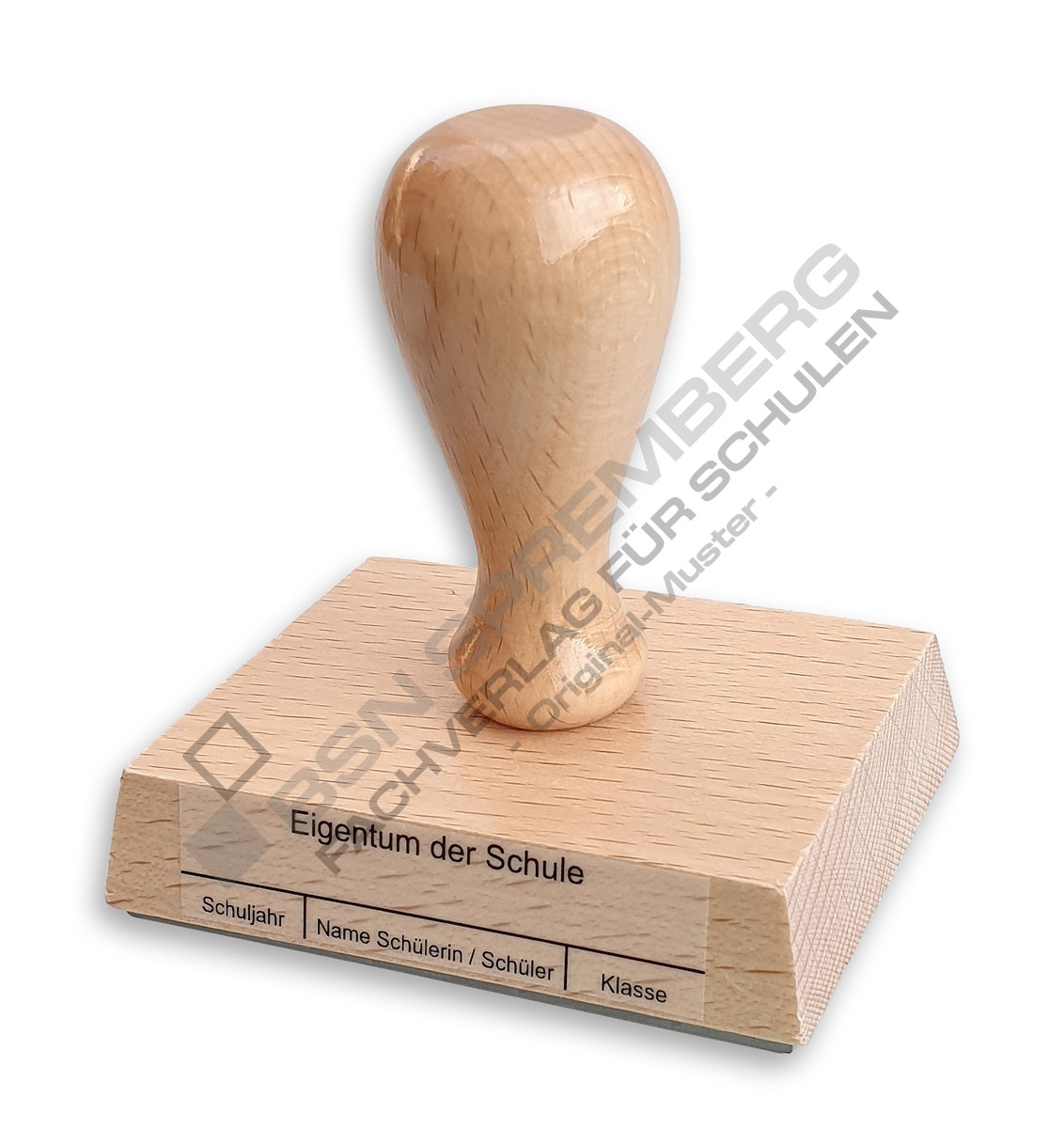 Stempel: Eigentum der Schule,