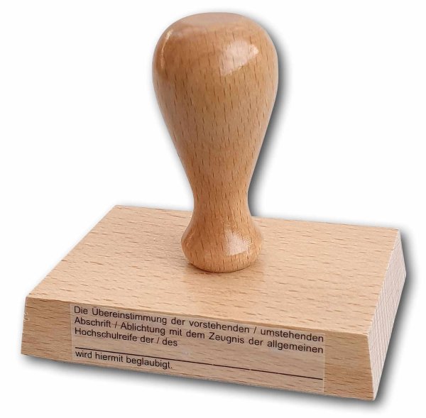 Stempel: Beglaubigung