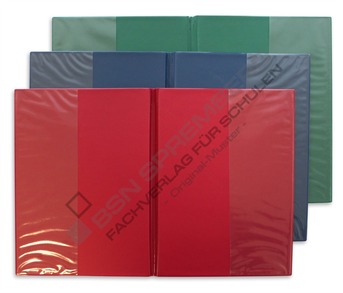 Stabile Schutzhülle mit Fenster und 2 Einstecktaschen, für Broschüren