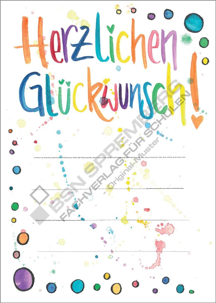 Lob Urkunden fuer Kita und Grundschule - BSN SPREMBERG - Fachverlag f