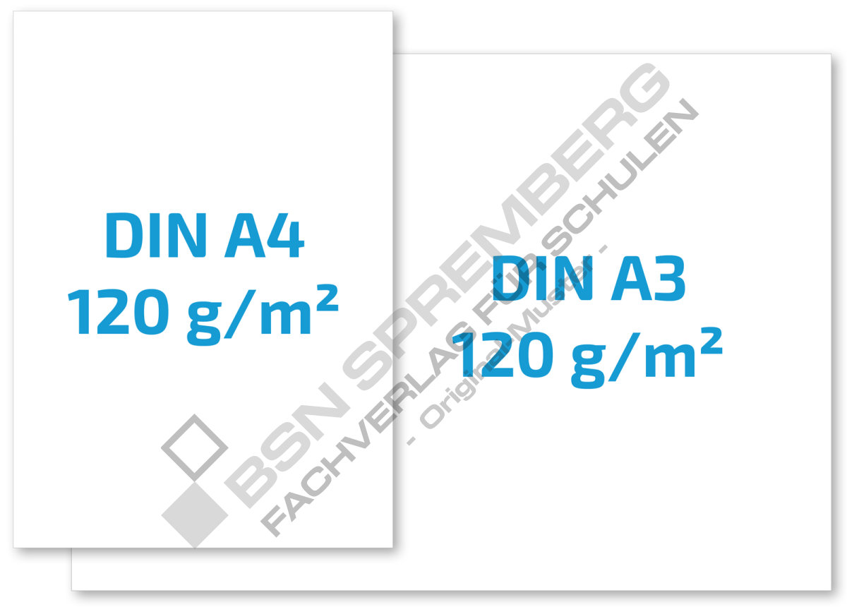 Spezial-Druckpapier unbedruckt - 50095000 - BSN SPREMBERG - Fachverla