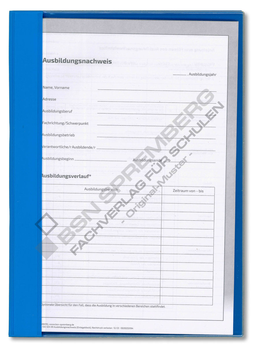 Komplett-Set für 1 Jahr handwerkliche Berufsausbildung (2x Block für