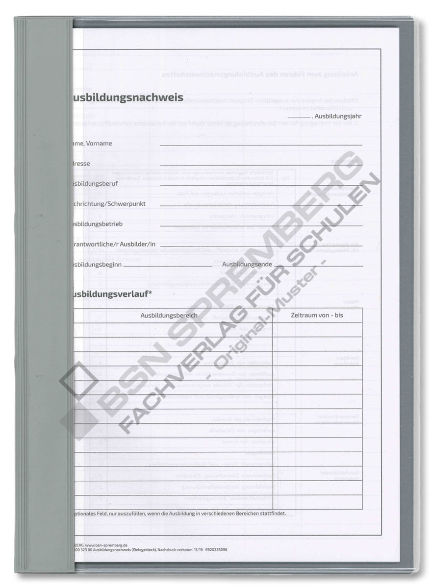 Komplett-Set für 1 Jahr handwerkliche Berufsausbildung (Block für den