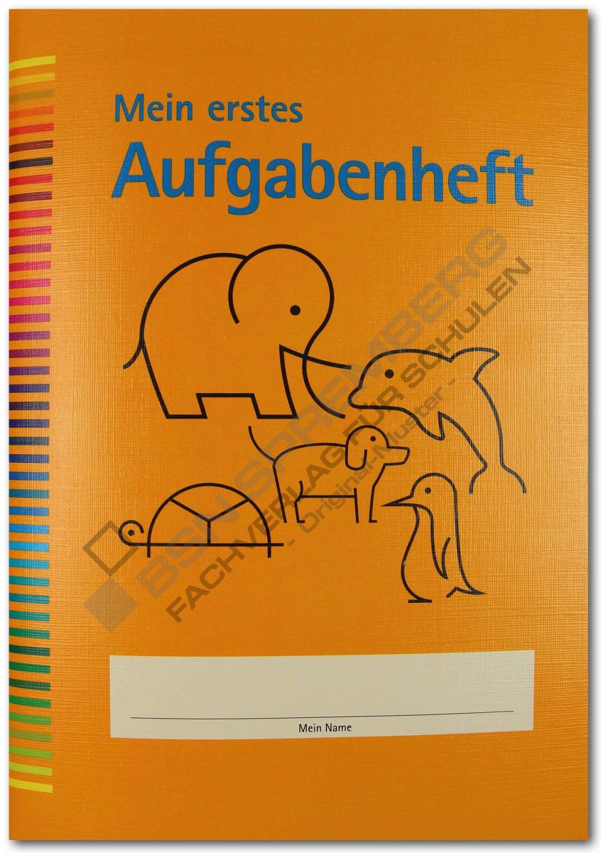 Mein erstes Aufgabenheft, Hausaufgabenheft für Erstklässler, A5 - BSN