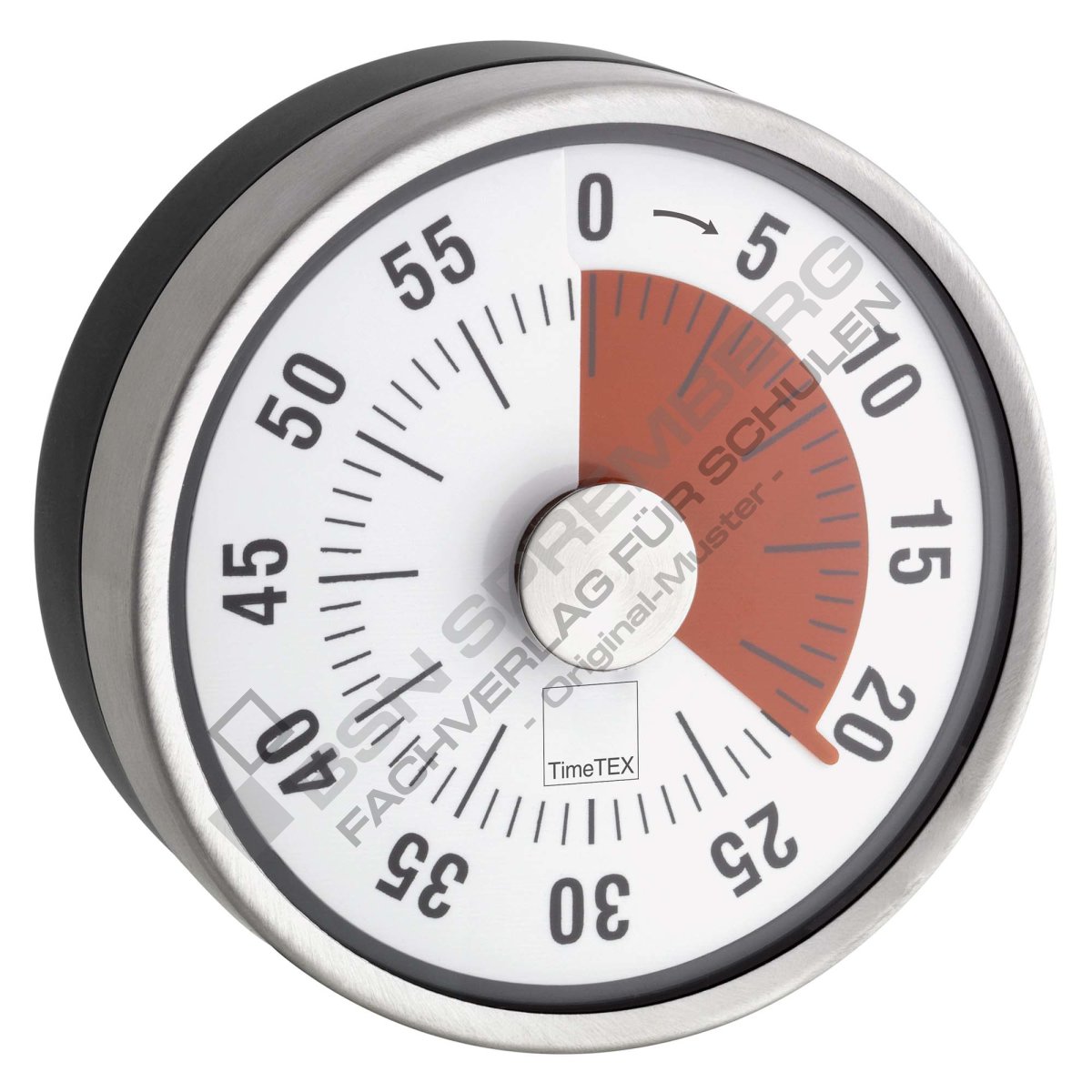 Timer / Zeitdauer-Uhr "Automatik" compact mit Magnet, rot - BSN SPREM